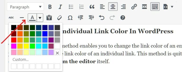 How To Change Link Color In WordPress? - BasicWebGuide