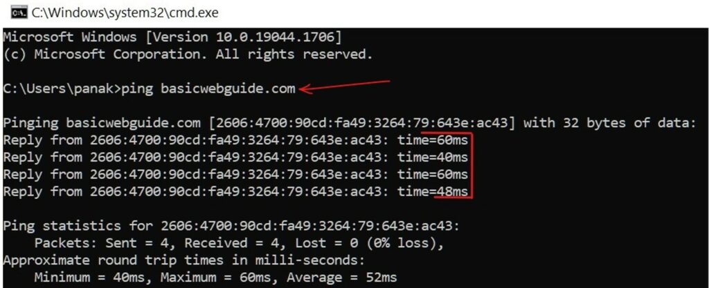 How To Ping A Website In CMD On Windows, Mac And Linux? - BasicWebGuide