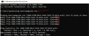 How To Ping A Website In CMD On Windows, Mac And Linux? - BasicWebGuide