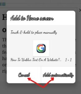 How To Add A Website To Your Home Screen? - BasicWebGuide